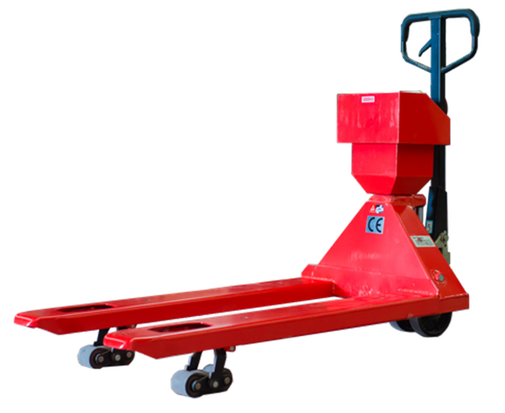 Patin hidráulico con báscula e impresora carga 3 Ton altura 20 cms New ...